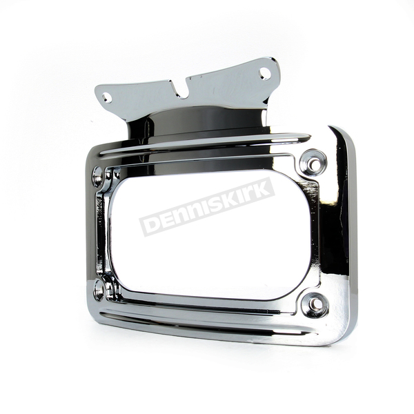 Kuryakyn Curved License Plate Mount - KUR3163 for Select Harley ...