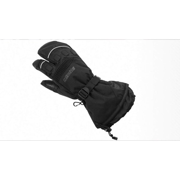Castle X Black Platform 3-Finger Mitts - 74-4372 - Dennis Kirk