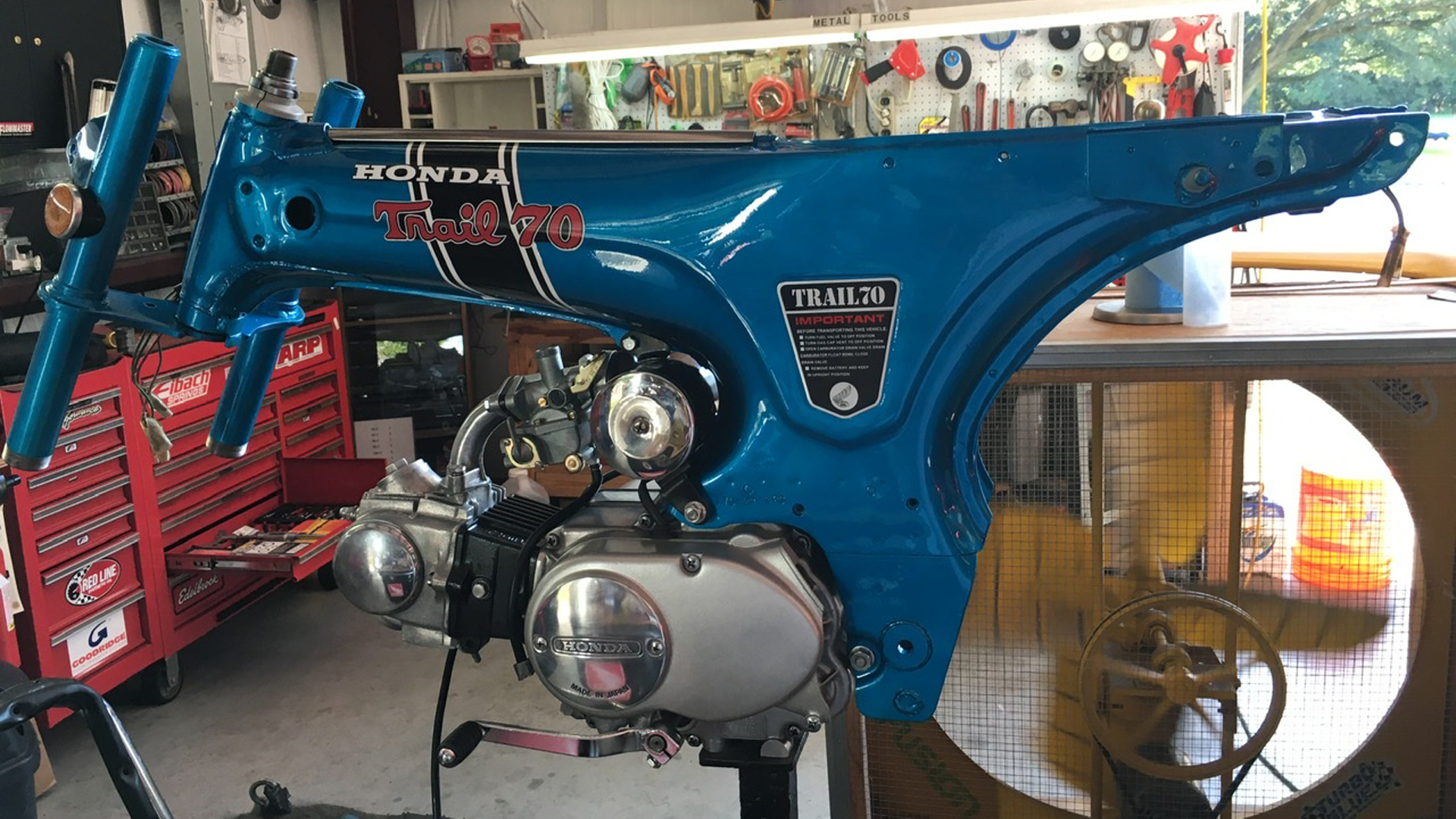 1971 Honda Ct70 – Dennis Kirk – Garage Build