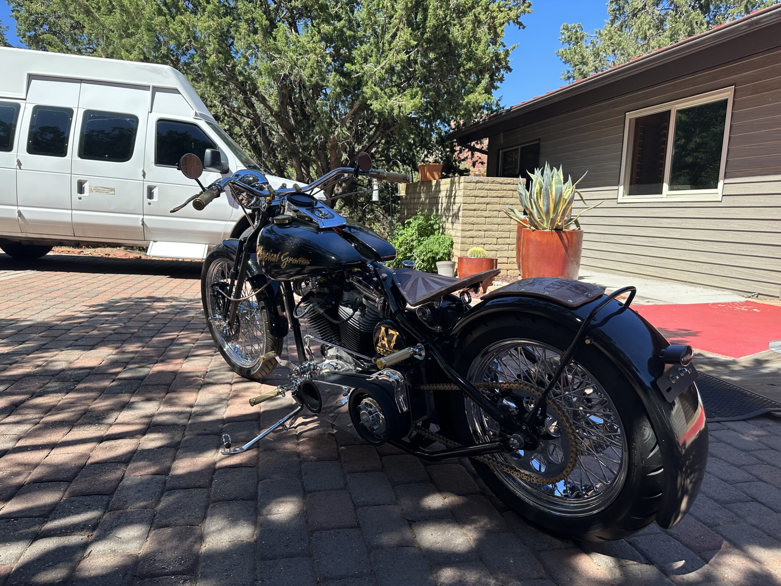 1995 EVO Malibu motorcycles, Hardtail Frame Harley FXSTS Motor - Dennis ...
